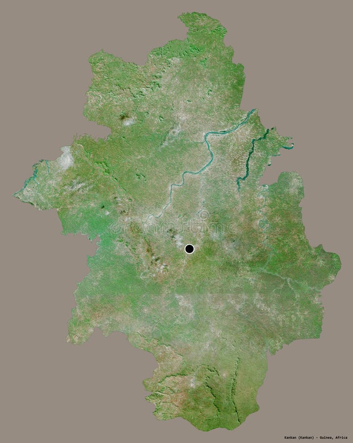 Kankan Region Subdivisions of Guinea, Guinea-Conakry, French Guinea Map ...