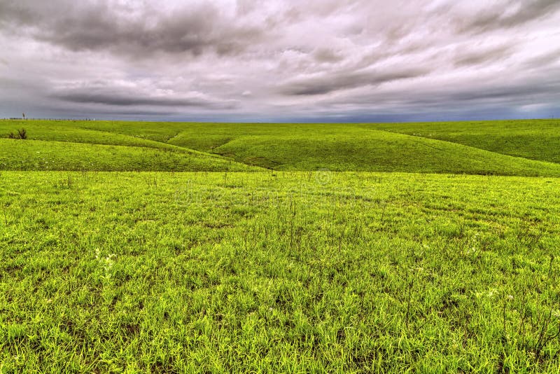 Kansas Flint Hills stock image. Image of countryside - 241121283