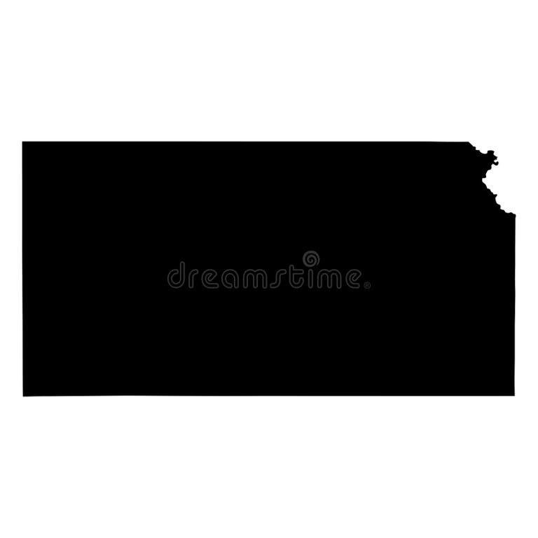 Kansas State Map Stock Illustrations – 4,506 Kansas State Map Stock ...