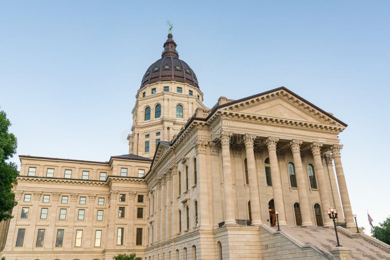 Kansas State Capital Building Stock Image - Image of politics ...