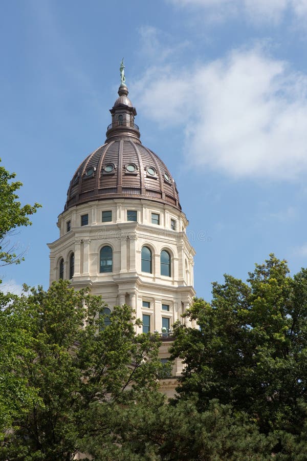 Kansas State Capitol Building Stock Image - Image of topeka, downtown ...