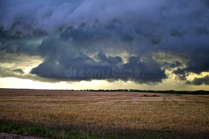 Kansas Thunderstorm stock photo. Image of kansas, thunder - 65441326