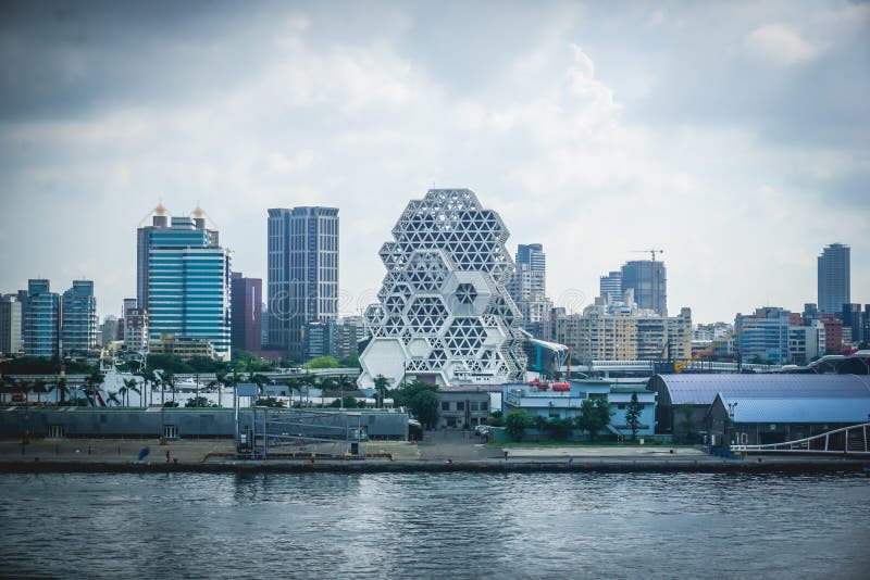 Panorama of Kaohsiung City in Taiwan Editorial Image - Image of taiwan ...