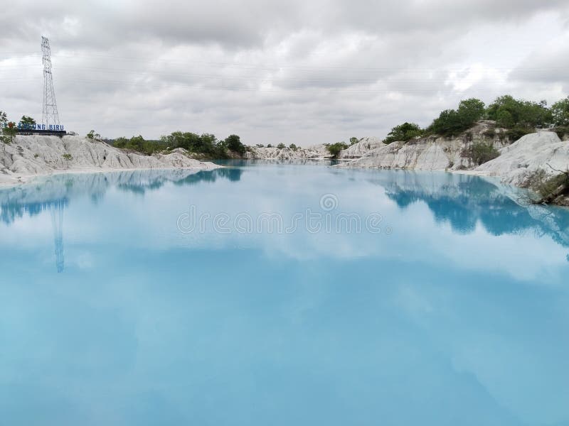Kaolin Lake on the Island of Bangka Stock Photo - Image of island ...