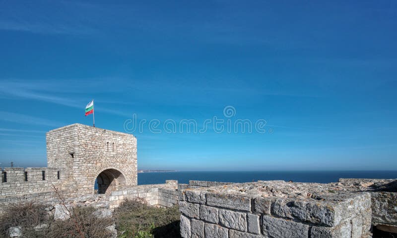 Kap Kaliakra Festung Bulgarien Stockfoto - Bild von festung, nave ...