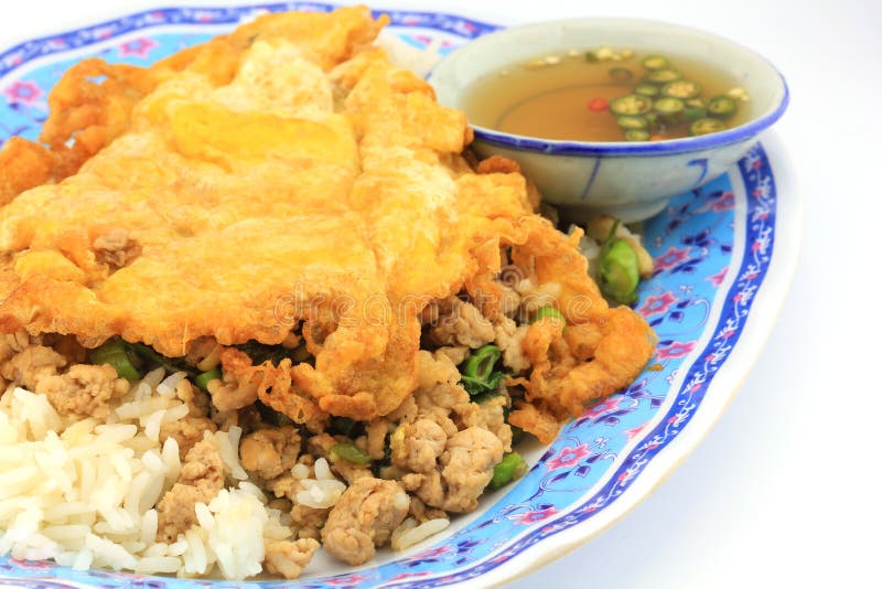 Thai food, kapao moo stock image. Image of lunch, dinner - 22108991