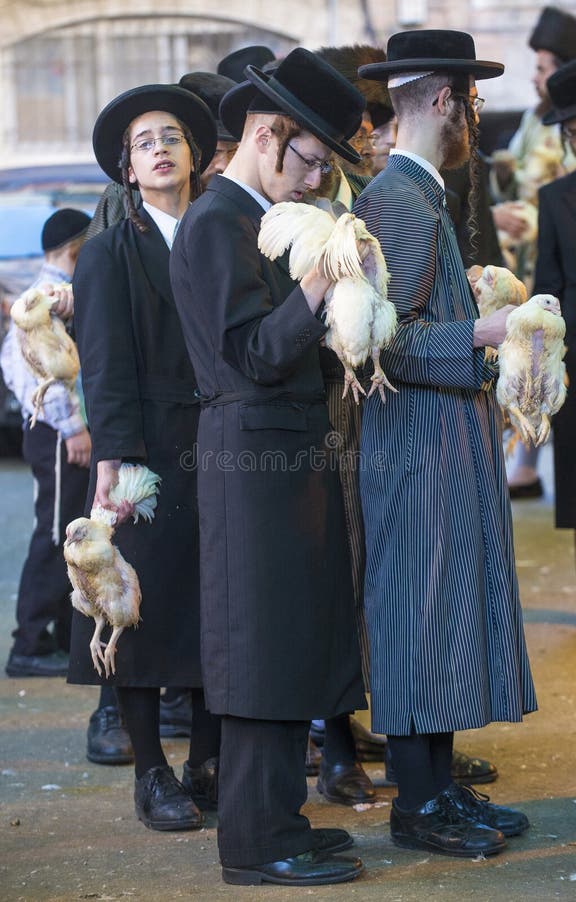 Kaparot editorial image. Image of traditional, kippa - 26839455