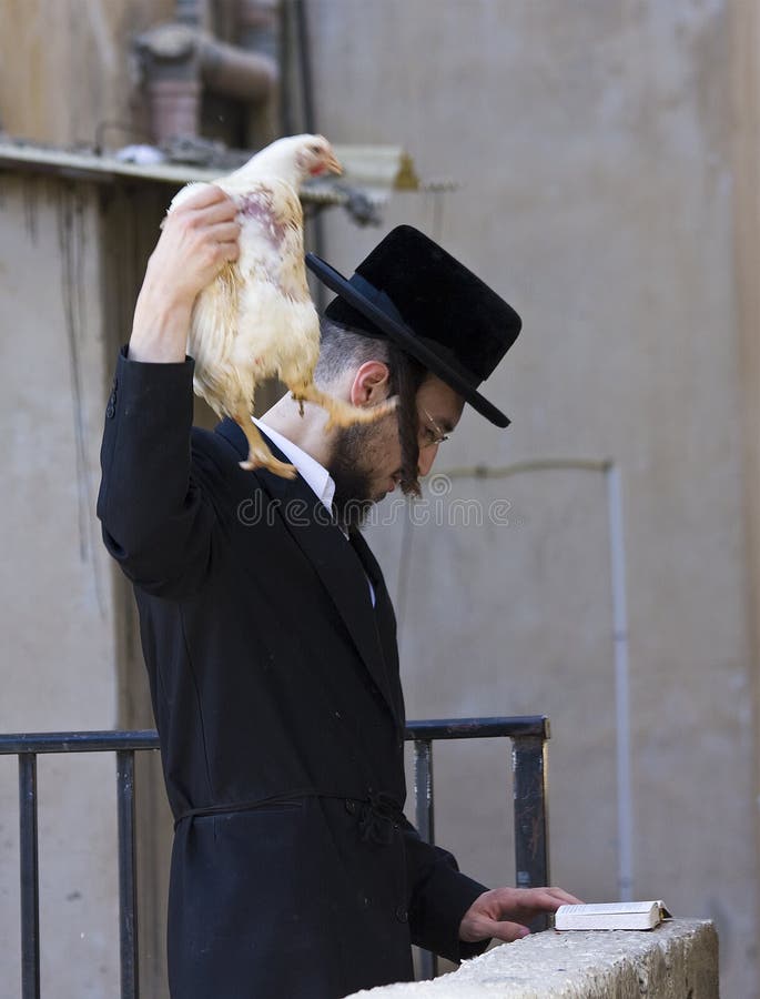 Kaparot Ritual editorial stock photo. Image of pray, reading - 11102963