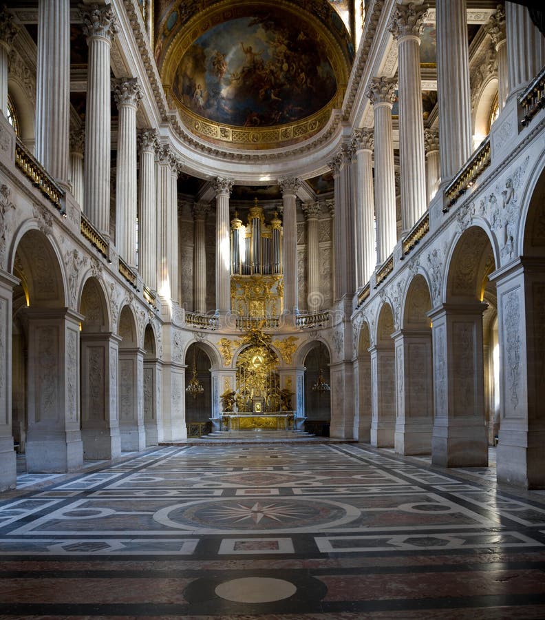 Kapelle Des Versailles-Chateaus Redaktionelles Stockbild - Bild von ...