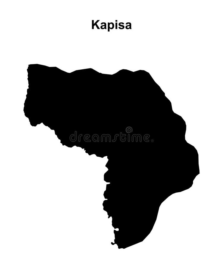 Kapisa, Afghanistan. Low-res Satellite. Major Cities Stock Vector ...