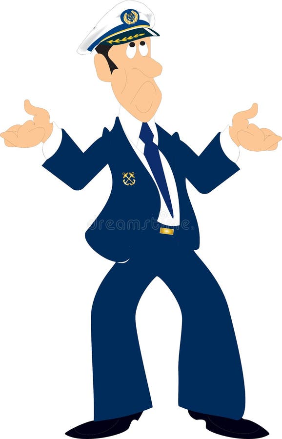 Kapitein stock illustratie. Illustration of schepen, meester - 8526393