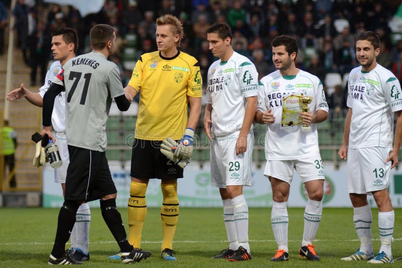 Kaposvar - Honved Soccer Game Editorial Stock Image - Image of athlete ...