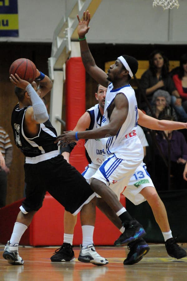 Kaposvar - Pecs Basketball Game Editorial Photo - Image of leap ...