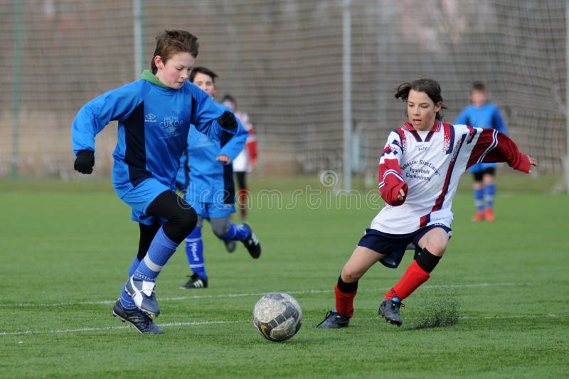 Kaposvar - Pecs U13 Soccer Game Editorial Photo - Image of green ...