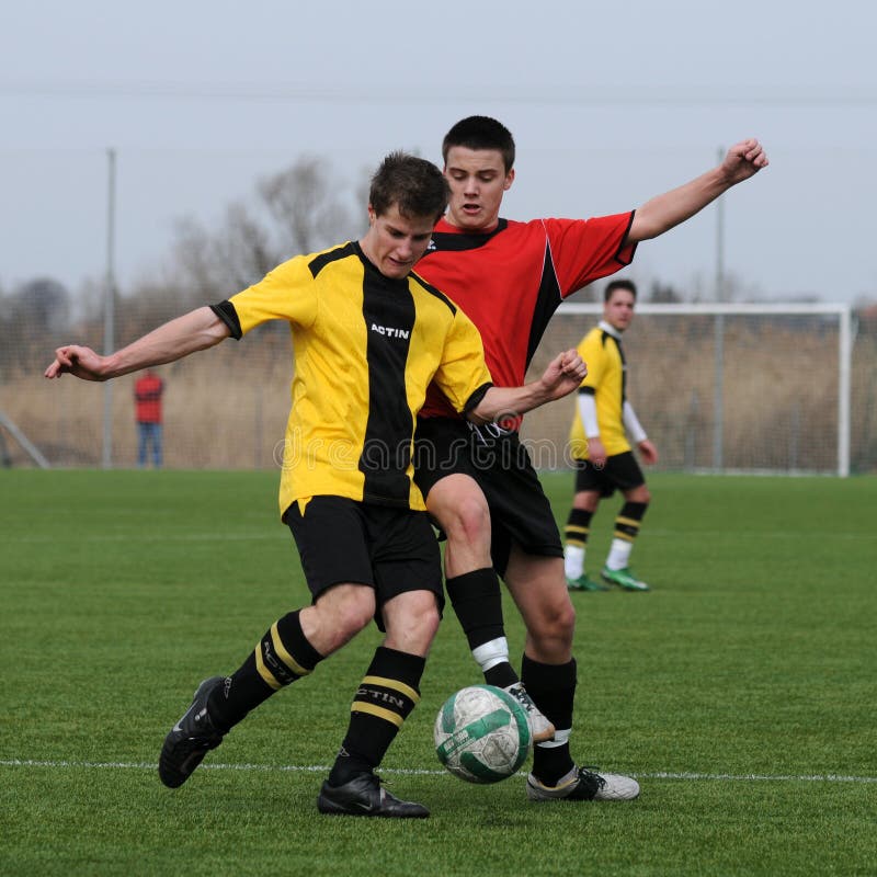 Kaposvar - Pecs U19 Soccer Game Editorial Photography - Image of ...
