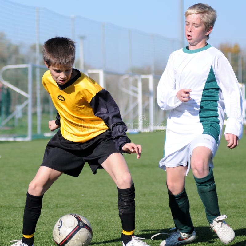 Kaposvar - Pecs Under 13 Soccer Game Editorial Stock Photo - Image of ...