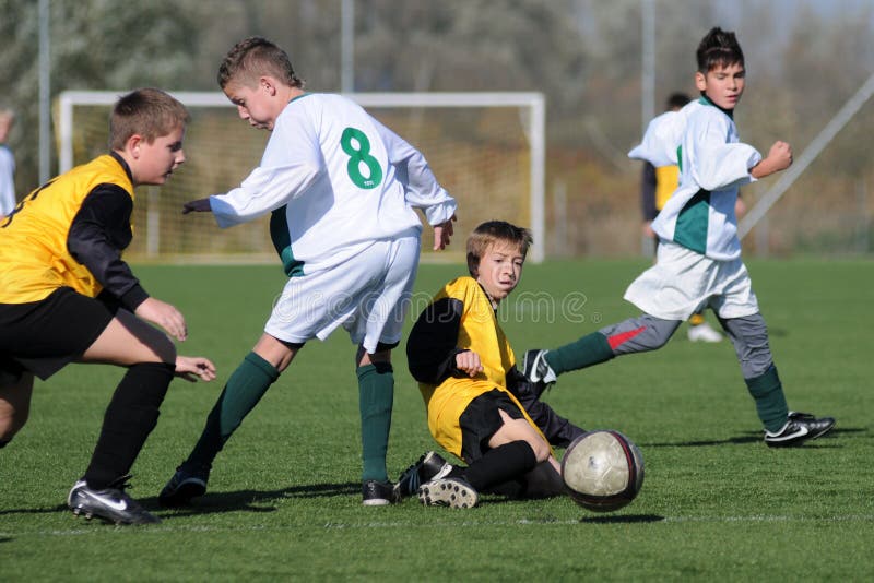 Kaposvar - Pecs Under 13 Soccer Game Editorial Photography - Image of ...