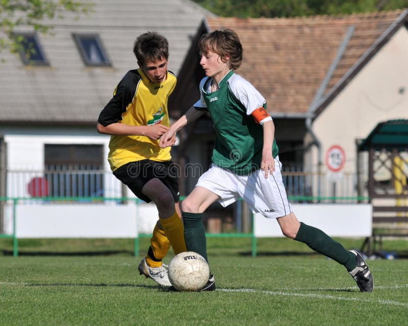 Kaposvar - Szekszard U13 Soccer Game Editorial Photo - Image of ...