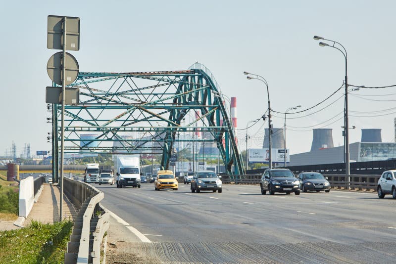 Kapotnya District. View Of The Area From The Moscow Ring Road Picture ...