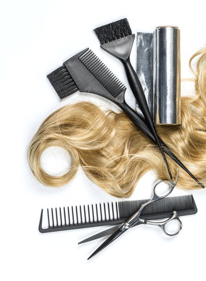 Kapper Accessories stock afbeelding. Image of woonkamer - 55796327