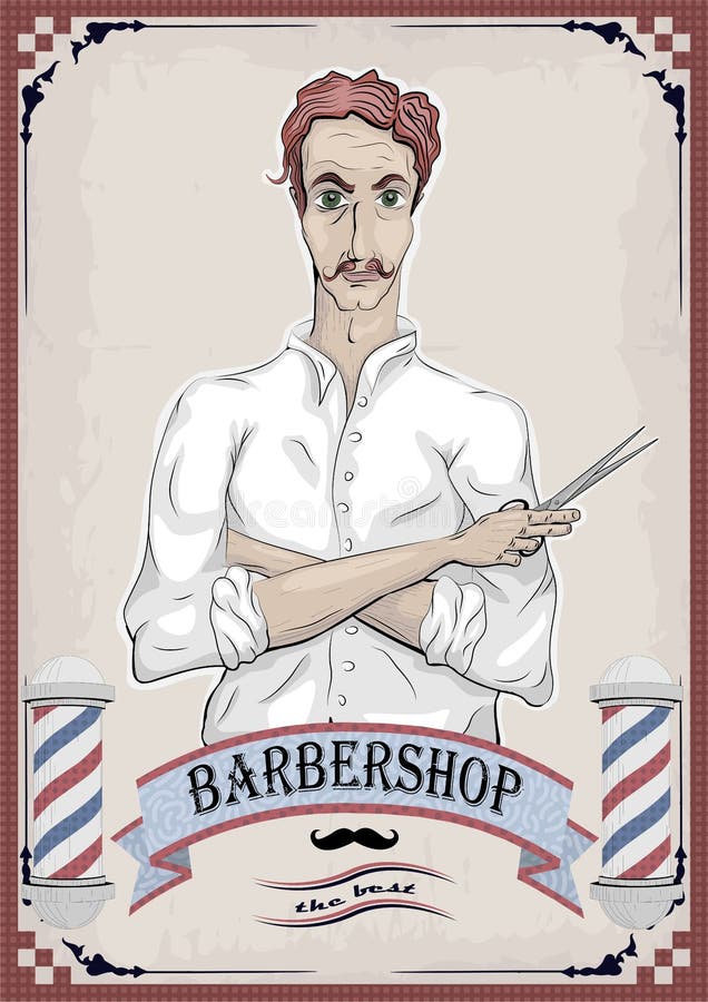 Kapper Van De Mensen De Mannelijke Menselijke Kapper, Coiffeur ...