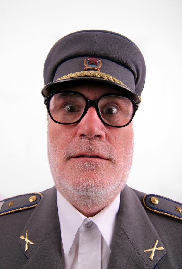 Kapten arkivfoto. Bild av hungrig, armé, humor, roligt - 2964636