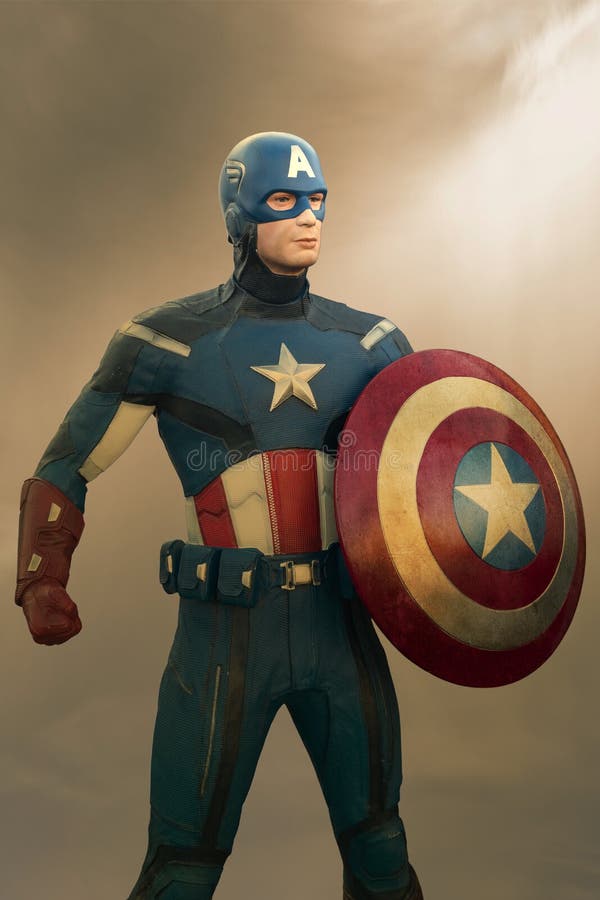 Kapten Amerika redaktionell arkivfoto. Bild av efterr - 87290593