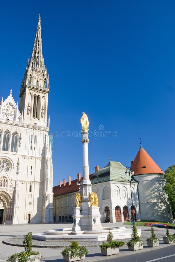 Kaptol square stock photo. Image of catholicism, capital - 8540936