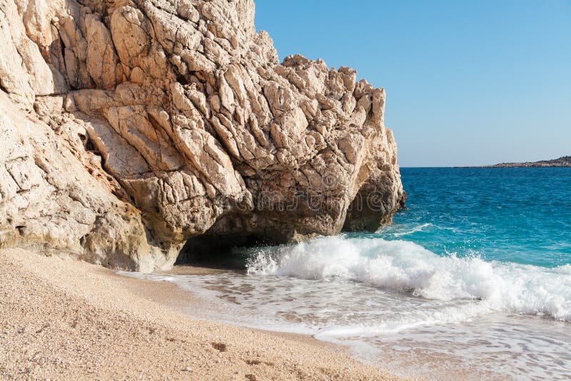 Kaputas beach, Turkey stock image. Image of asia, summer - 38692549