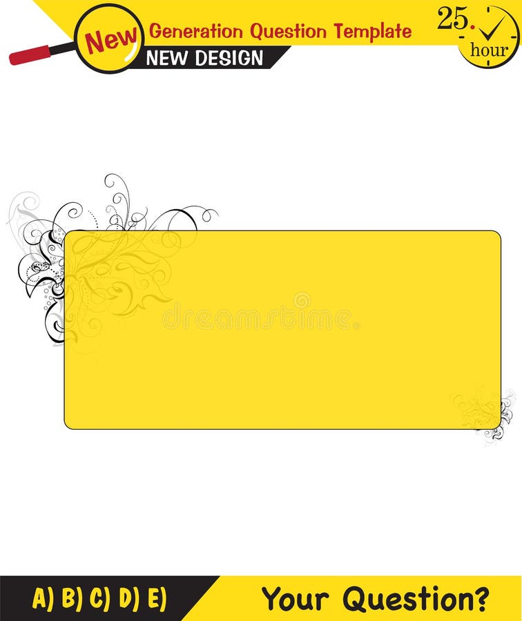 Text Templates - for Teachers, Next Generation Question Examples Stock ...