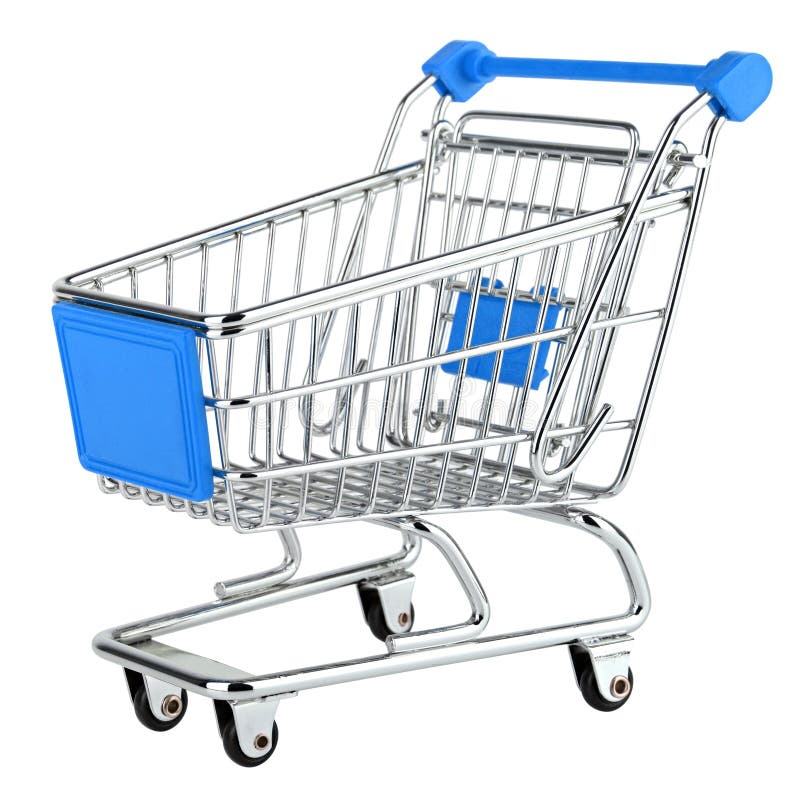 De winkelkar van de auto stock afbeelding. Image of karretje - 20104771