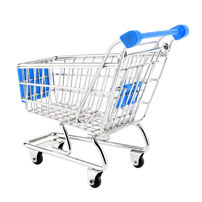 Rode winkelkar stock afbeelding. Afbeelding bestaande uit winkel - 26142591