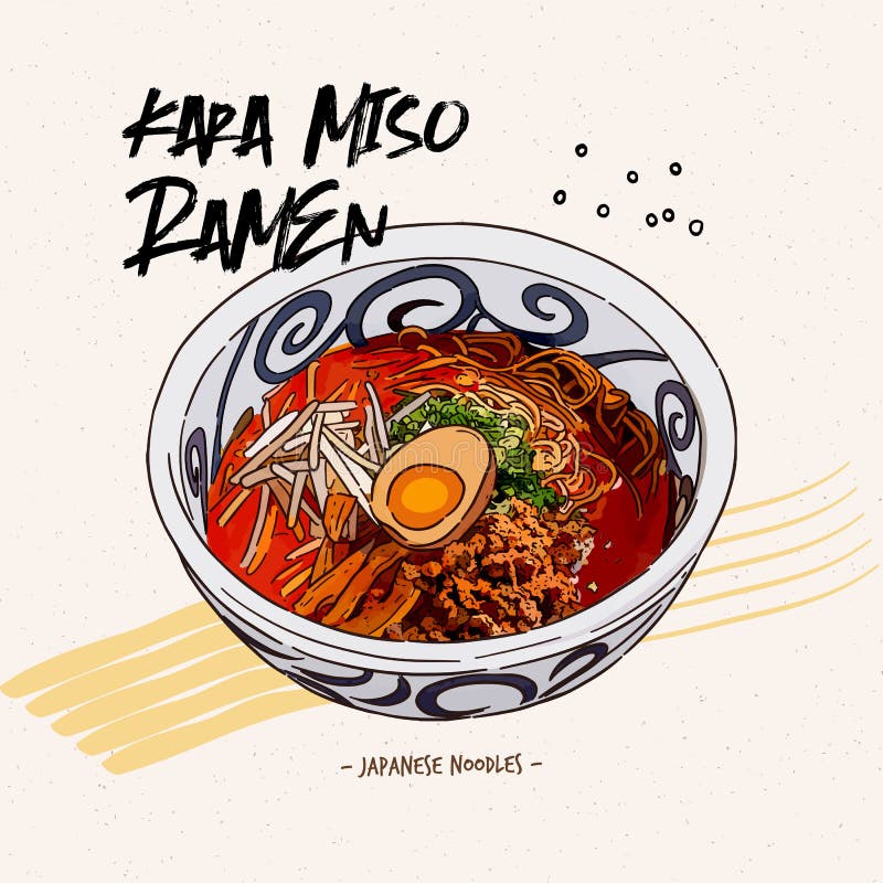 Miso Ramen Stock Illustrations – 1,290 Miso Ramen Stock Illustrations ...