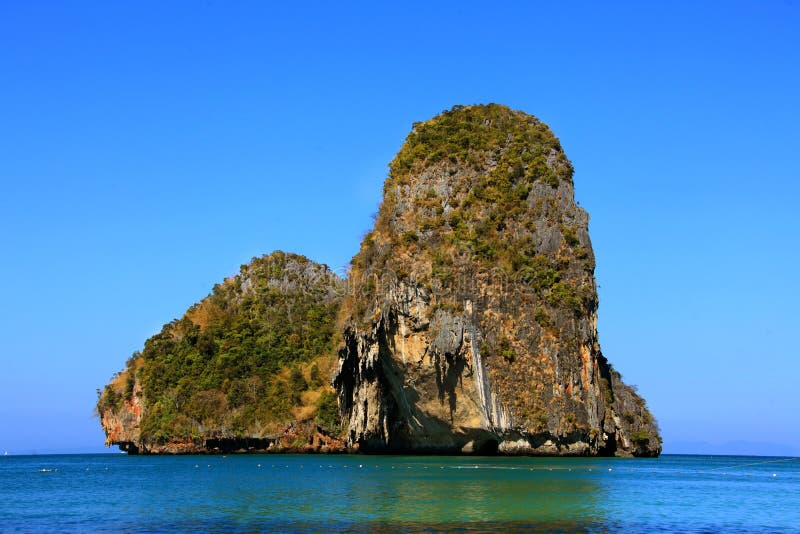 Karabi island stock image. Image of ocean, island, stack - 43791023