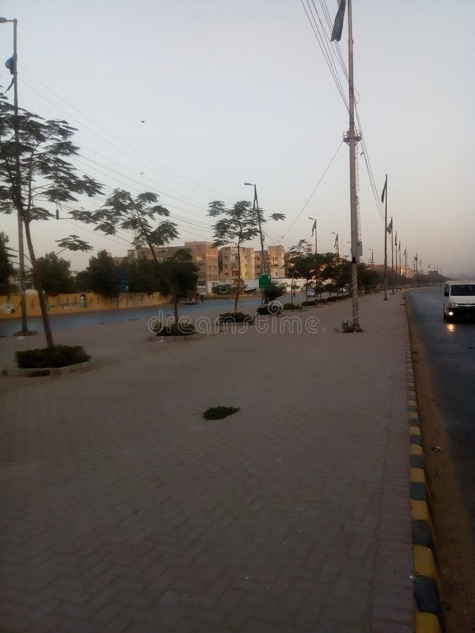 Karachi Street F B Area 21 Karachi Editorial Photo - Image of view ...