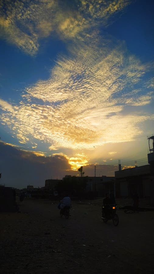 Karachi sunset pakistan stock photo. Image of natural - 220634460