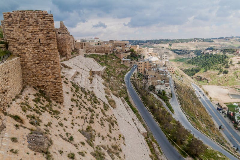 Karak castle stock image. Image of citadel, destination - 187542509