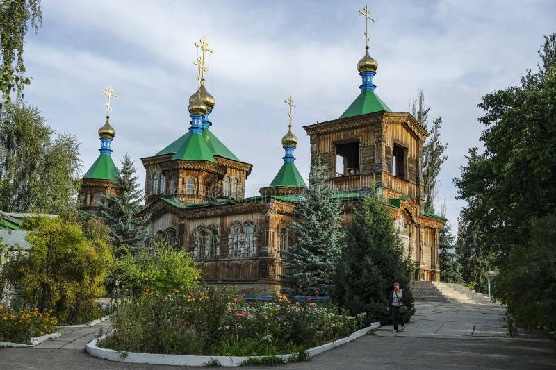 Karakol in Kyrgyzstan editorial stock image. Image of asian - 289832894