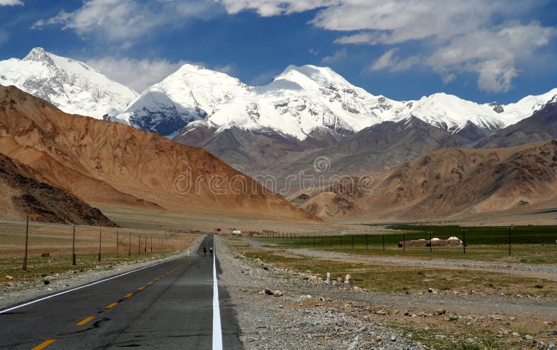 Karakorum Highway stock image. Image of asia, dangerous - 11076503