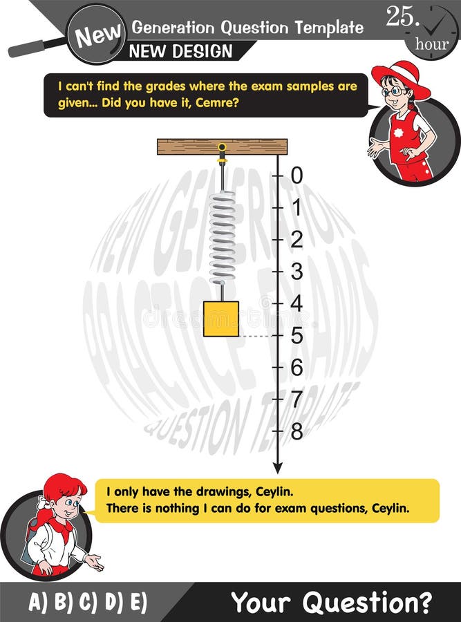 Math - Simple Inequalities, Next Generation Problems Stock Vector ...
