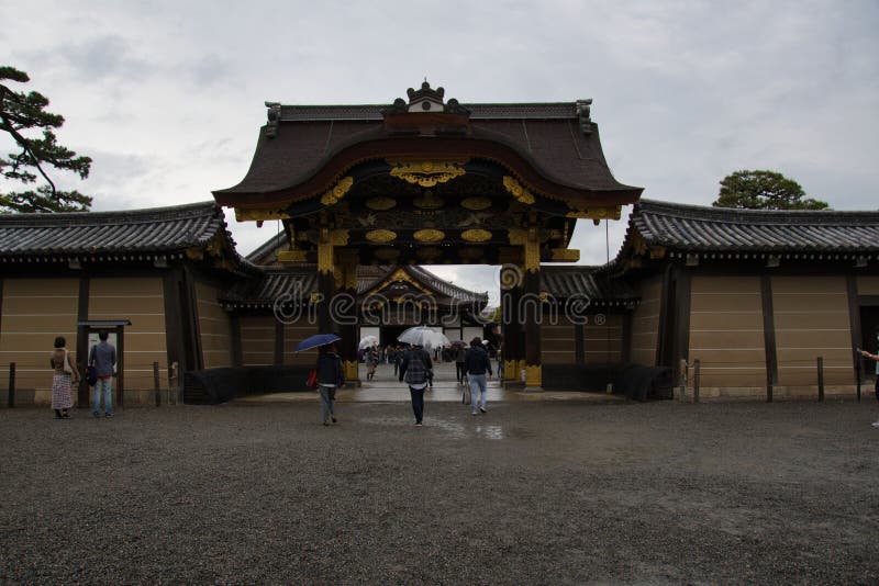 Karamon Inside NijÅ Castle. Kyoto Japan Editorial Photography - Image ...