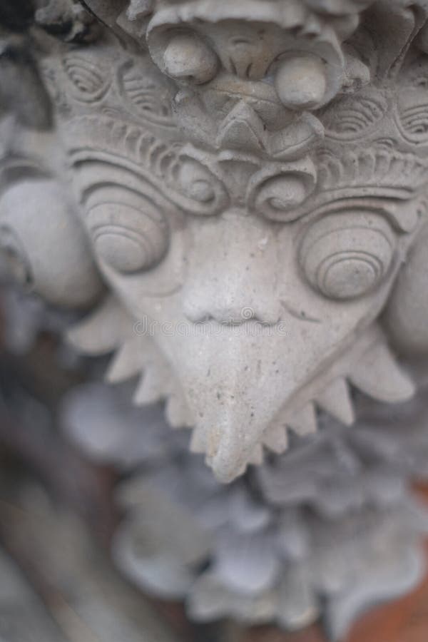 Karang Guak. Ancient Balinese Sculpture Stock Photo - Image of guak ...