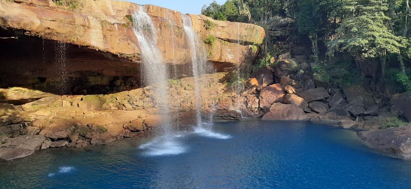 Karangsuri Waterfall in Shillong Stock Photo - Image of wallpapers ...