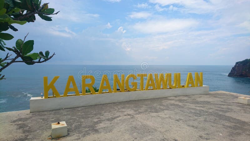 Karangtawulan Beach, Pangandaran, West Java, Indonesia Editorial Stock ...