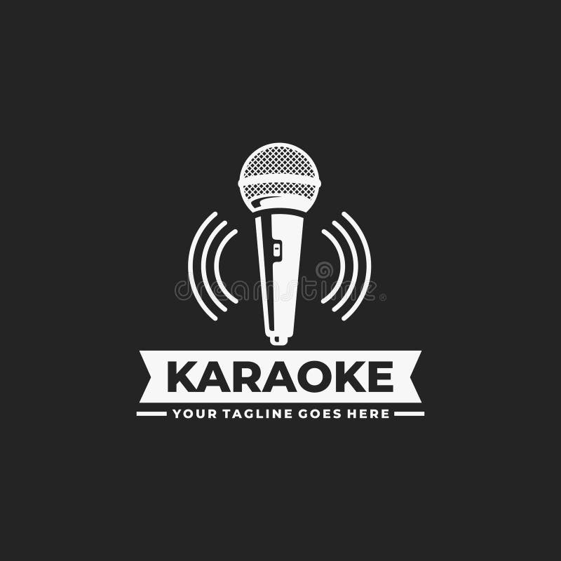 Karaoke logo design stock vector. Illustration of emblem - 269540120