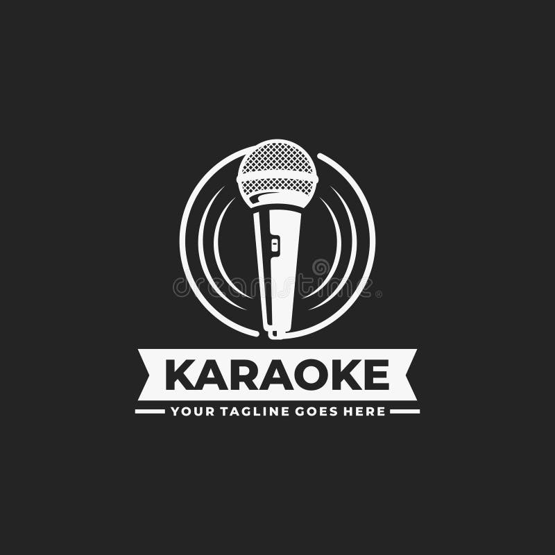 Karaoke logo design stock vector. Illustration of club - 269540122