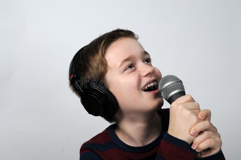 Indian boy singing song stock photo. Image of rocking - 6319006