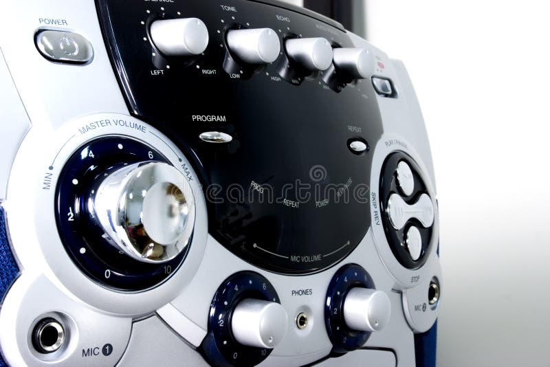 Karaoke machine stock image. Image of sound, music, volume - 53327