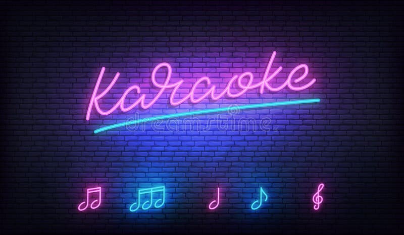 Karaoke Neon Stock Illustrations 2 255 Karaoke Neon Stock