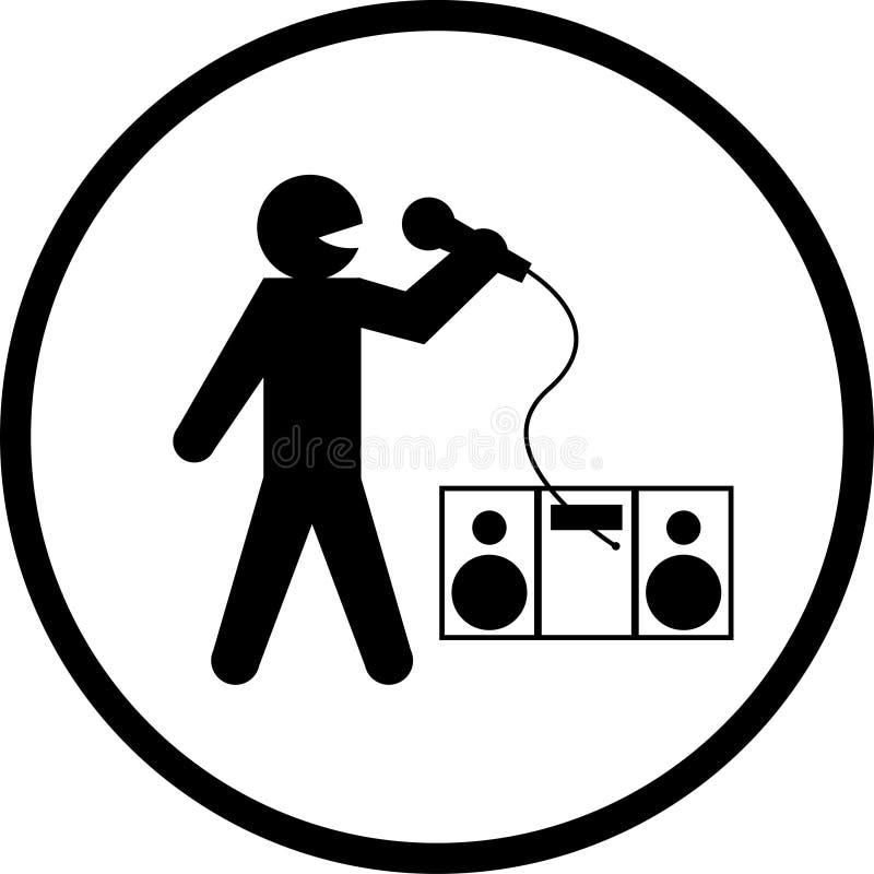 Karaoke Machine White Icon